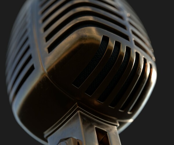ArtStation - Microphone - 3D model | Game Assets