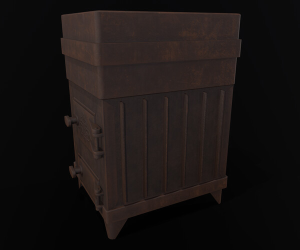 ArtStation - Cast iron furnace | Game Assets