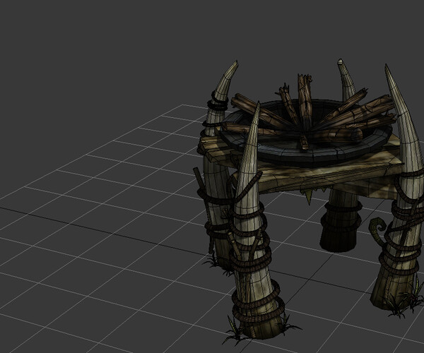 ArtStation - Field Corps - brazier | Game Assets
