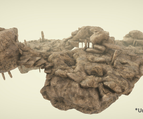 ArtStation - Environmental Rocks Pack Vol.1 - Game Ready and PBR | Game ...