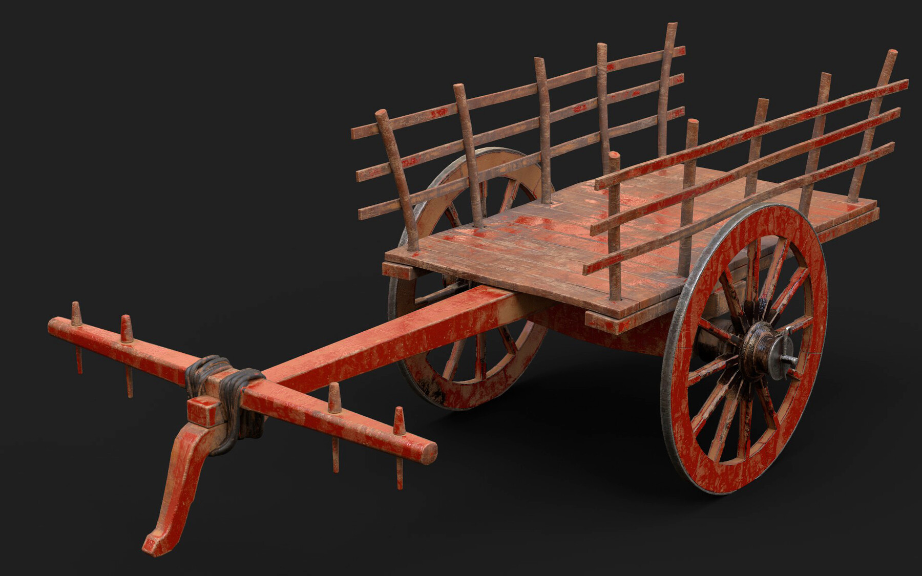 ArtStation - SouthIndian Bullock Cart | Resources