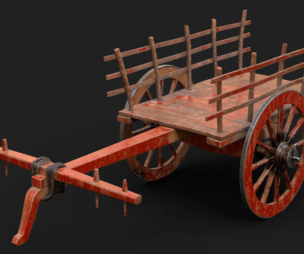 ArtStation - SouthIndian Bullock Cart | Resources