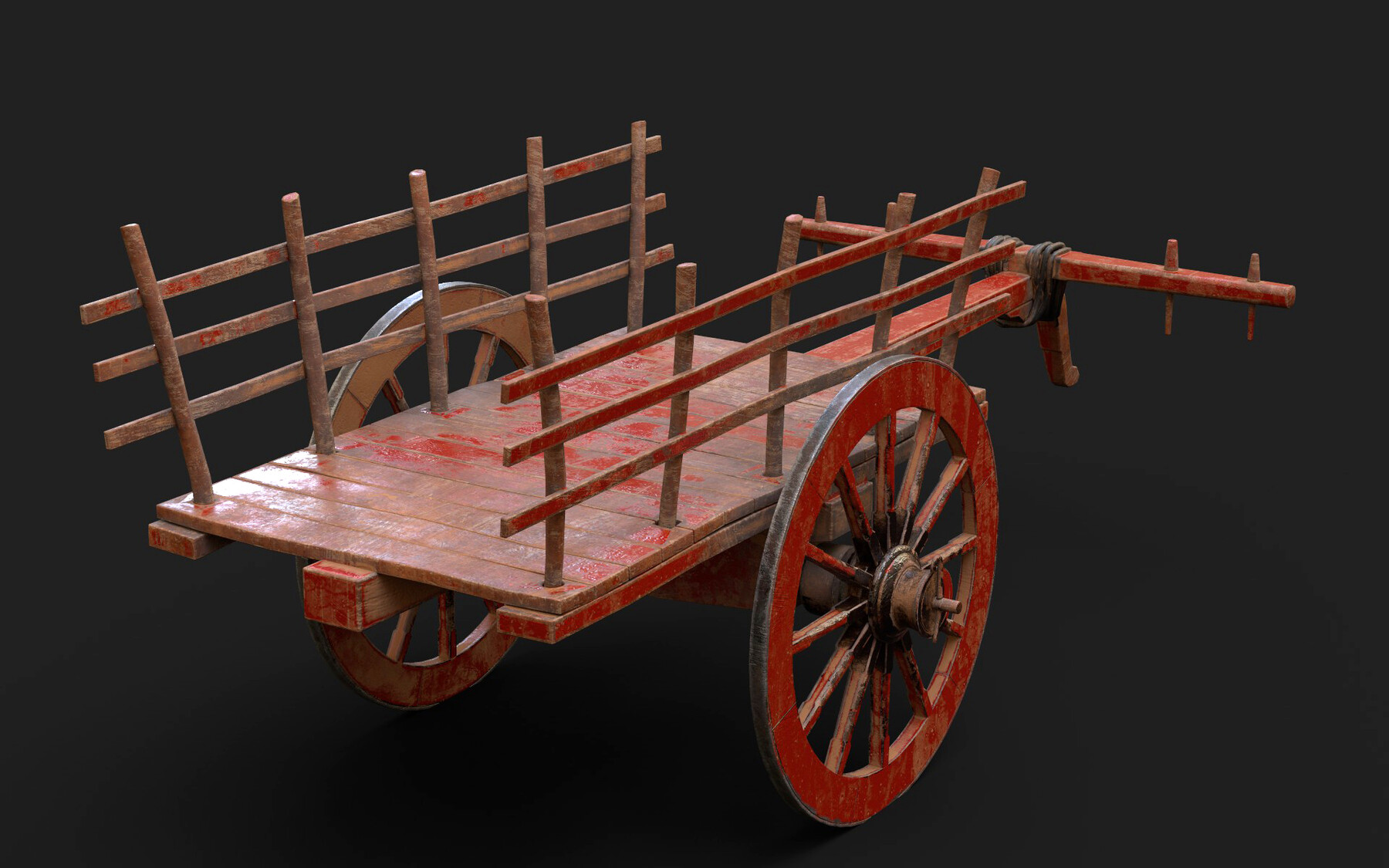 ArtStation - SouthIndian Bullock Cart | Resources