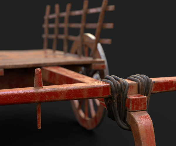 ArtStation - SouthIndian Bullock Cart | Resources