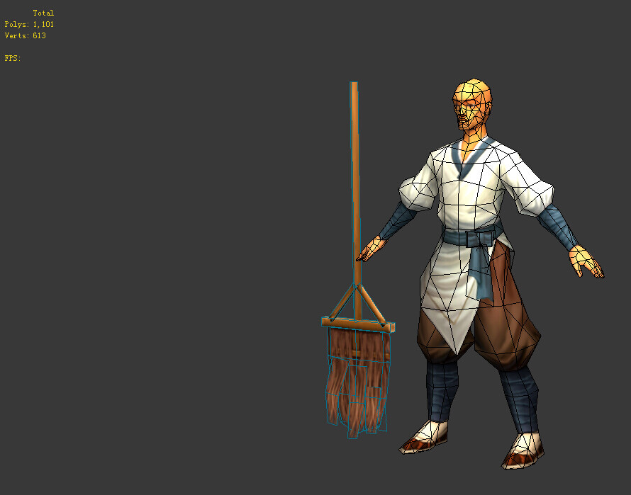 ArtStation - l - Taoist comprehension scene - sweeping monk 01 | Game ...