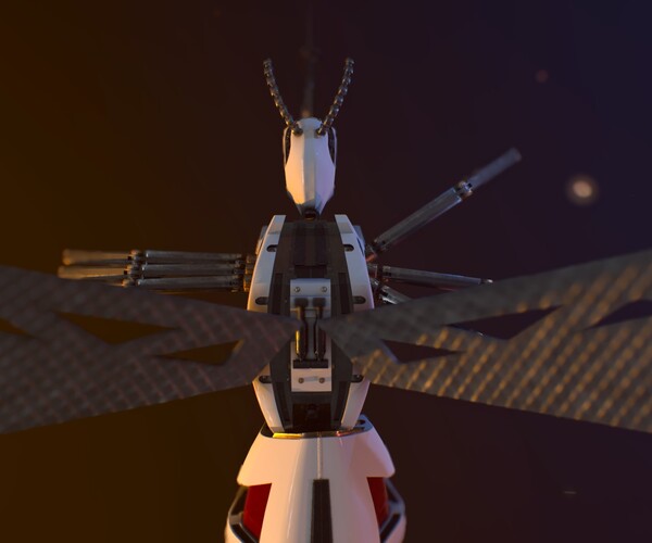 ArtStation - Cyber Mosquito Bug | Game Assets