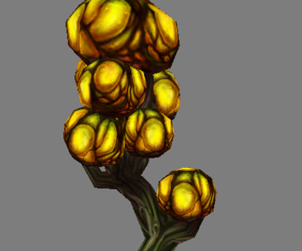 ArtStation - Game Model Arena - spore tree 01 | Game Assets