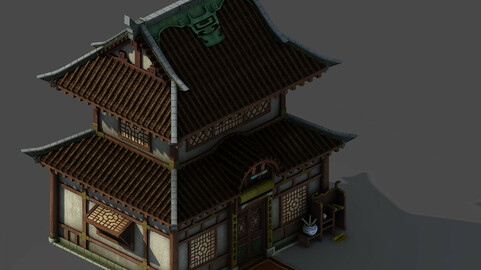 ArtStation - Gang building - house | Game Assets