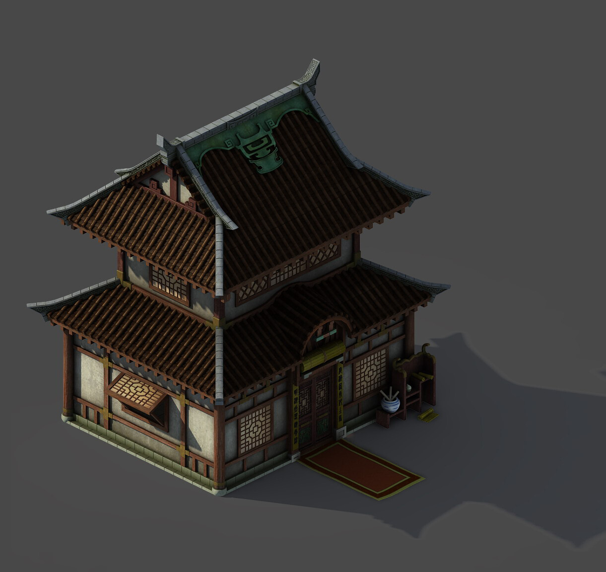 ArtStation - Gang building - house | Game Assets