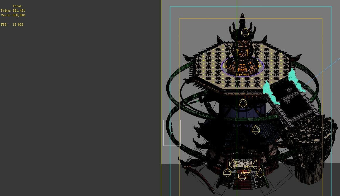 ArtStation - model - Bi La City - Palace sightseeing platform | Game Assets