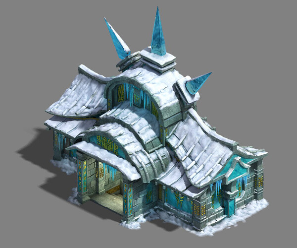 ArtStation - Ice and Snow - Architecture 02 | Game Assets