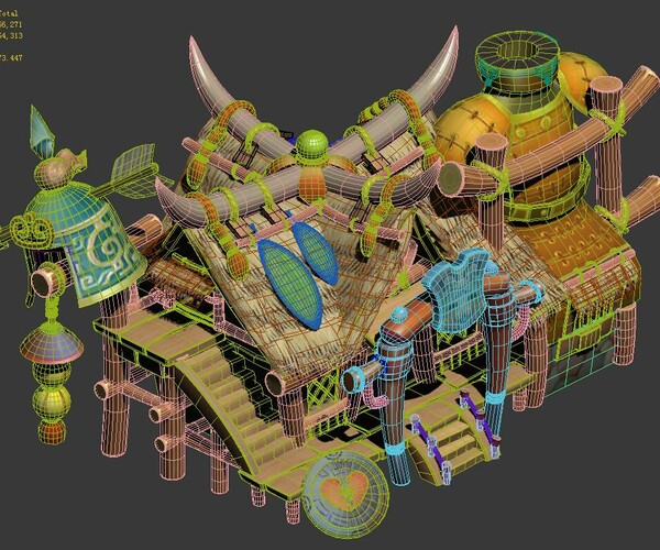 ArtStation - Cartoon World - Armory Shop 04 | Game Assets