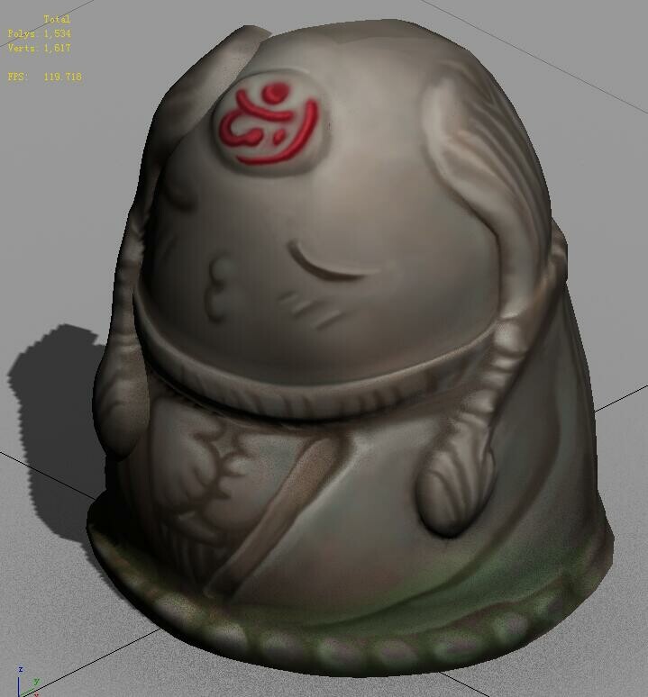 ArtStation - Cartoon World - Jixiang Chanting Boy 04 | Game Assets