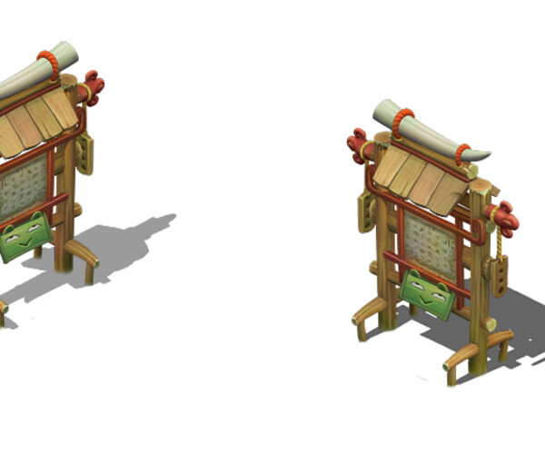 ArtStation - Cartoon World - Reward sign | Game Assets