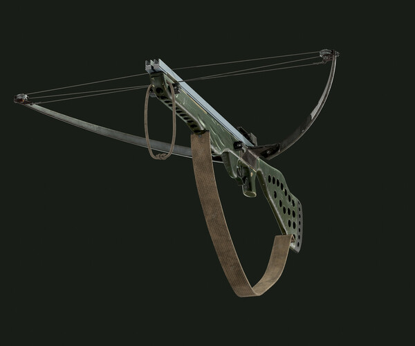 ArtStation - Custom CrossBow Rigged | Game Assets