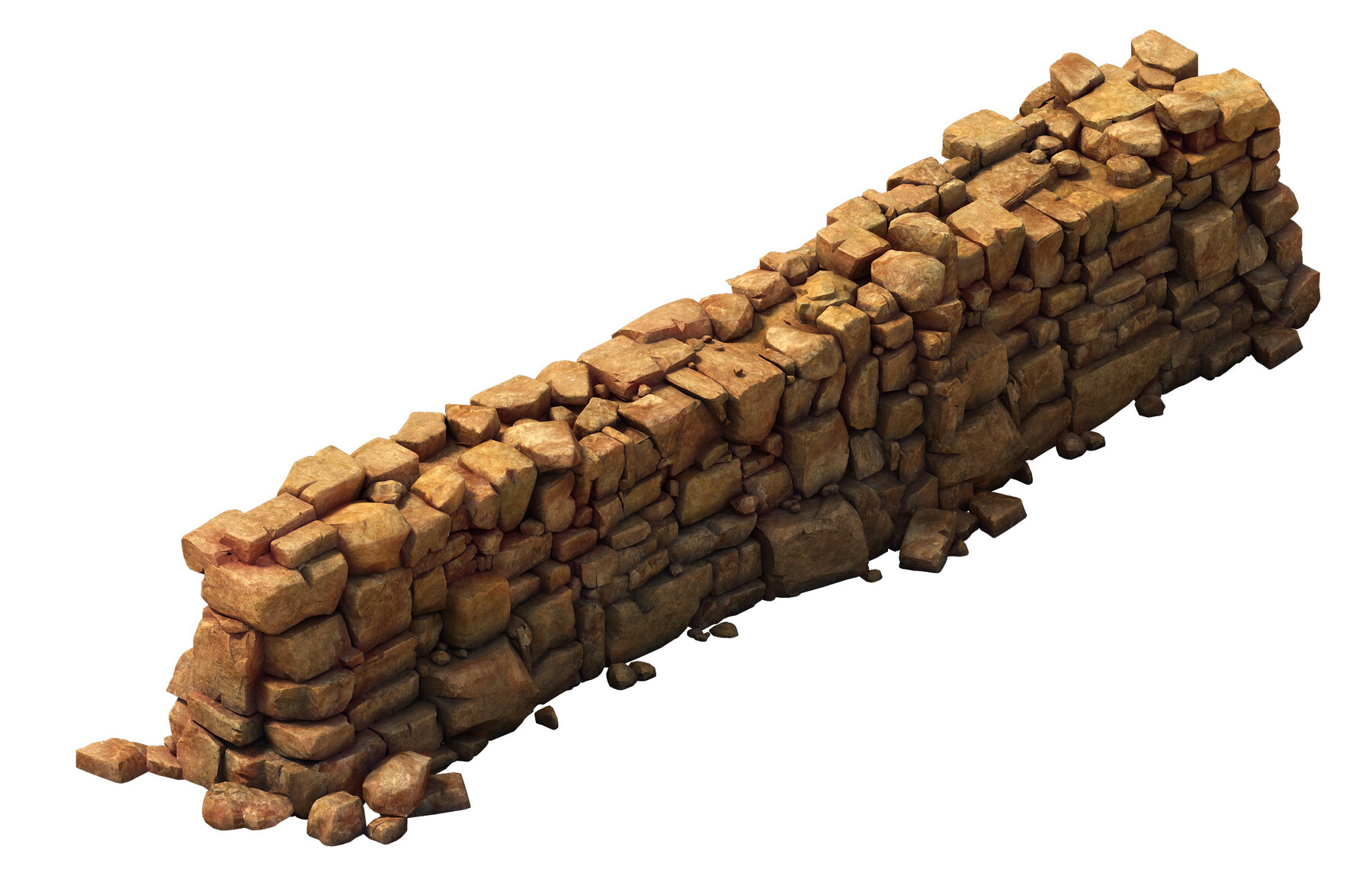 ArtStation - Desert Gobi - Earth Walls | Game Assets