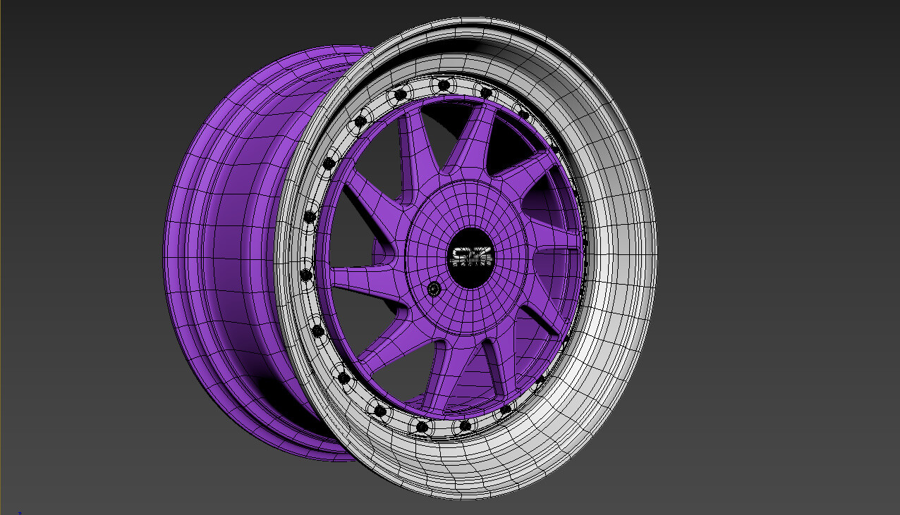 ArtStation - OZ TURBO Custom wheel | Game Assets