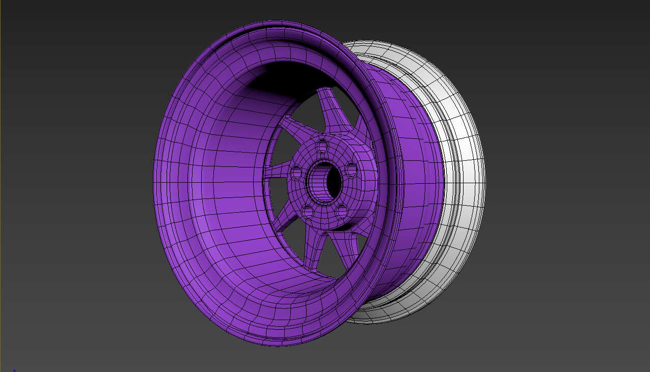 ArtStation - OZ TURBO Custom wheel | Game Assets