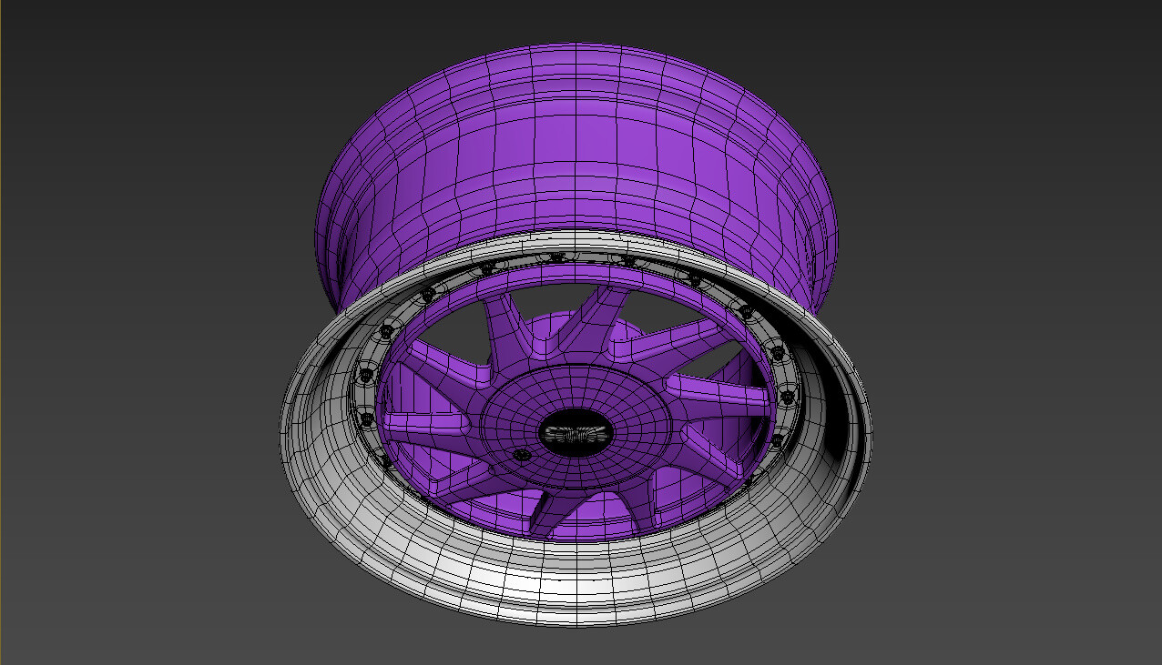 ArtStation - OZ TURBO Custom wheel | Game Assets