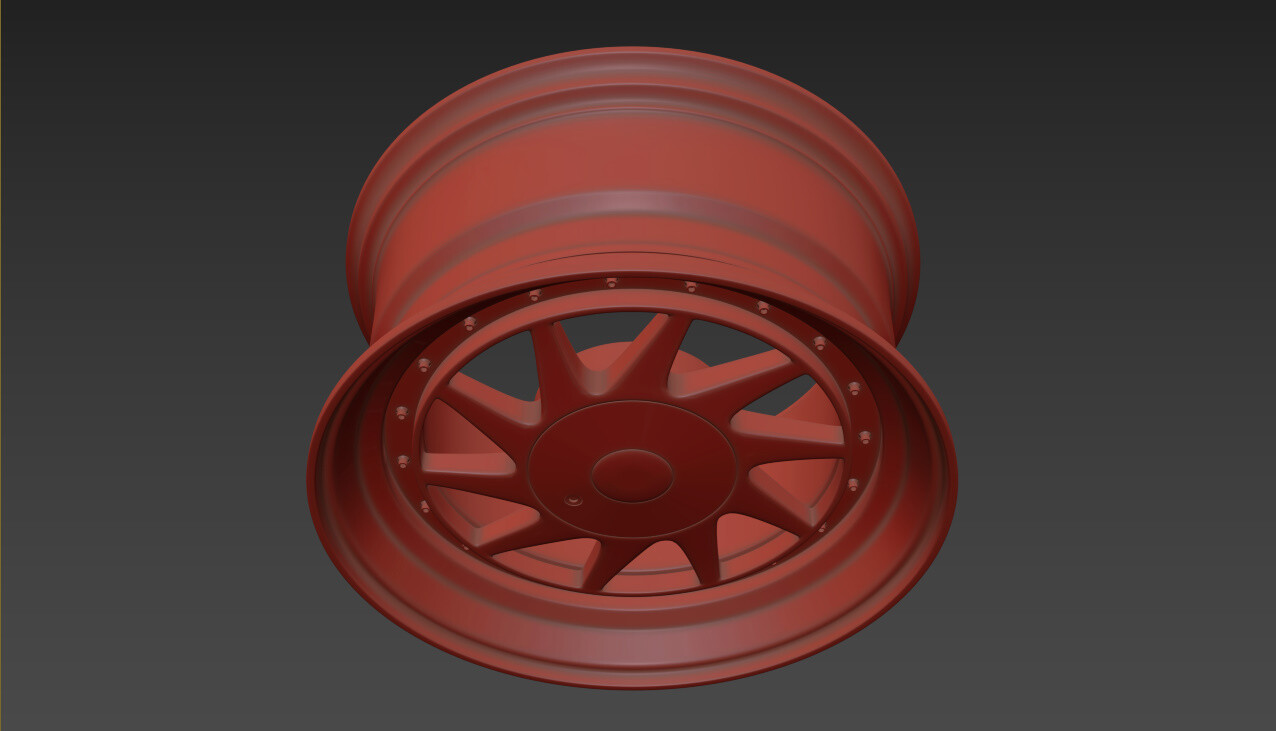 ArtStation - OZ TURBO Custom wheel | Game Assets