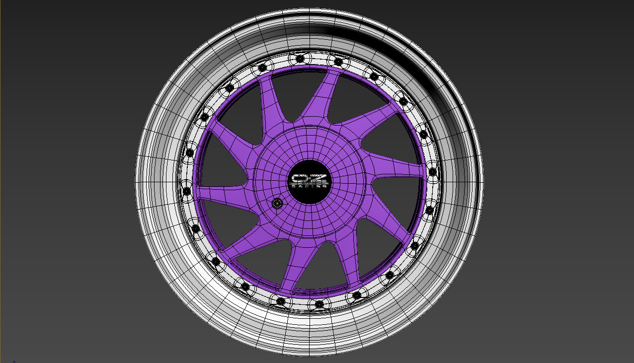 ArtStation - OZ TURBO Custom wheel | Game Assets