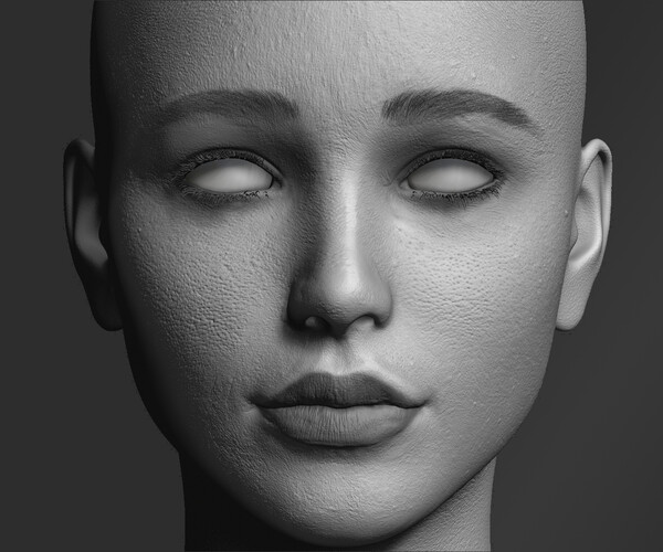 ArtStation - Realistic Female Rigged model | Game Assets