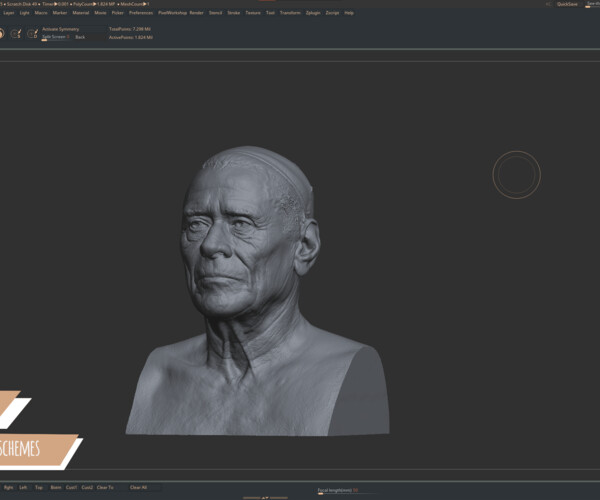 ArtStation - Free | ZBrush UI & Color Schemes | Resources