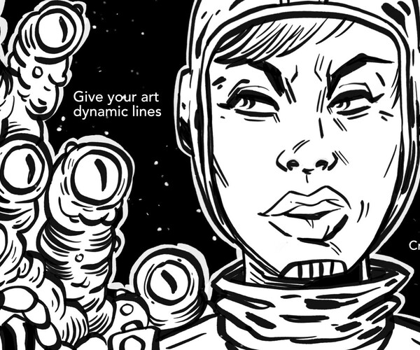 ArtStation - Procreate Vintage Comic Ink Brushes | Brushes