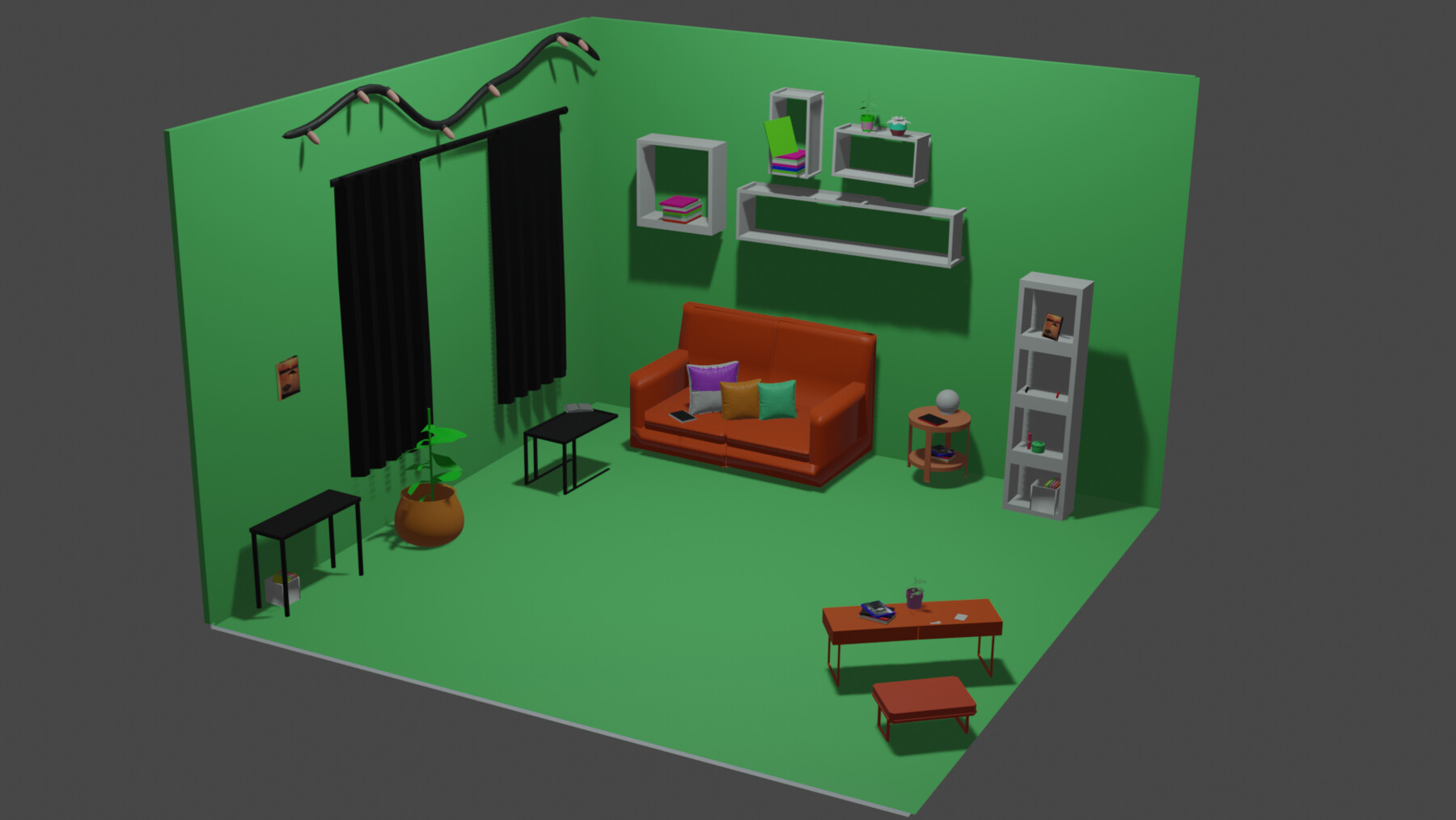 ArtStation - Isometric Room-House | Resources