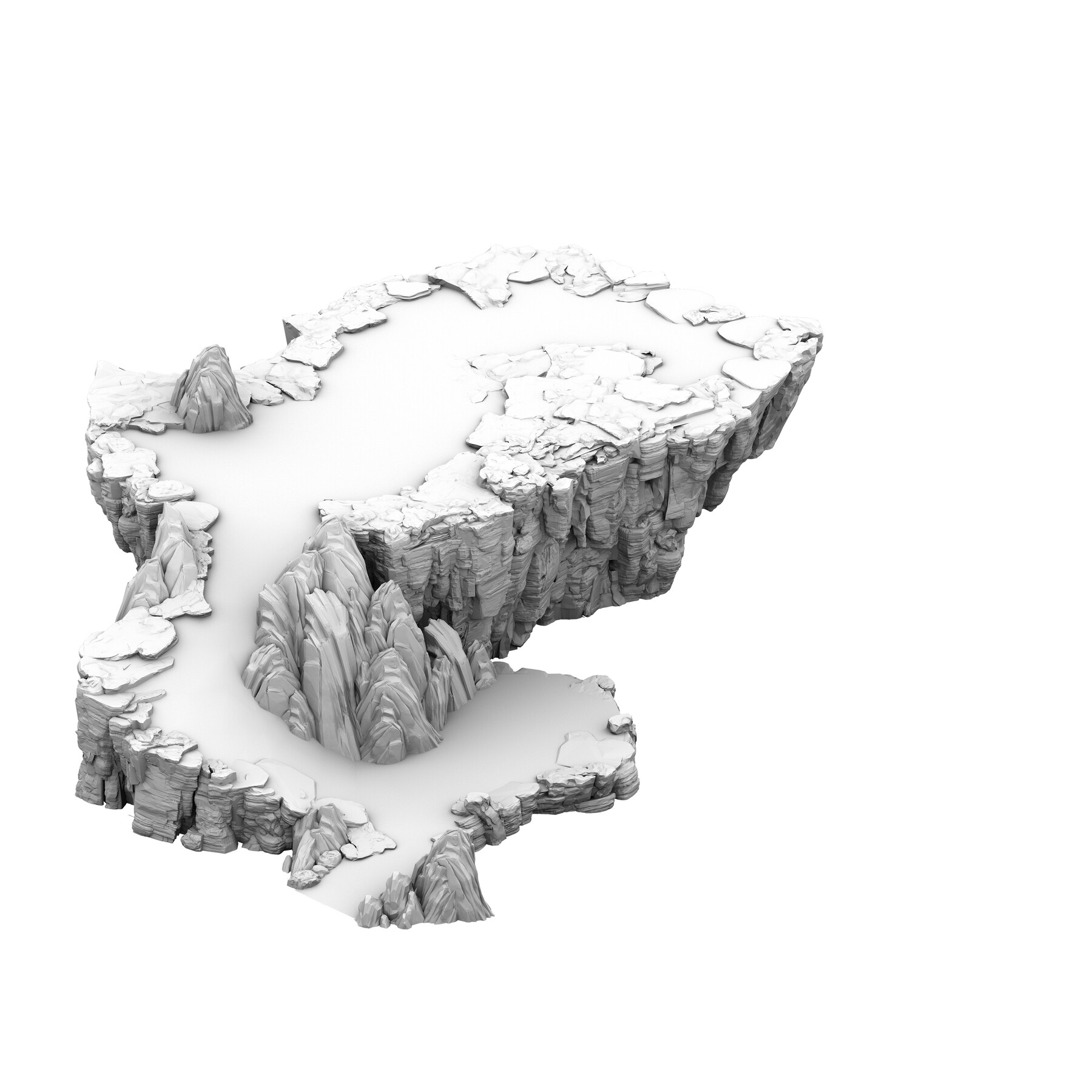 ArtStation - Mountain - Terrain 12 | Game Assets