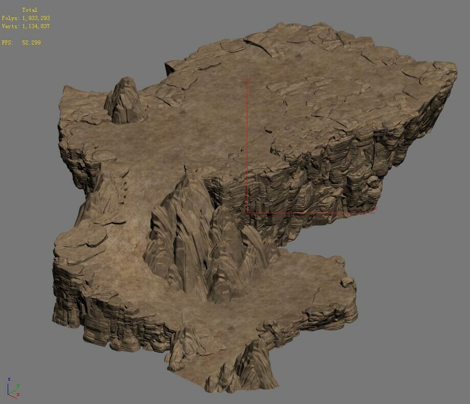 ArtStation - Mountain - Terrain 12 | Game Assets