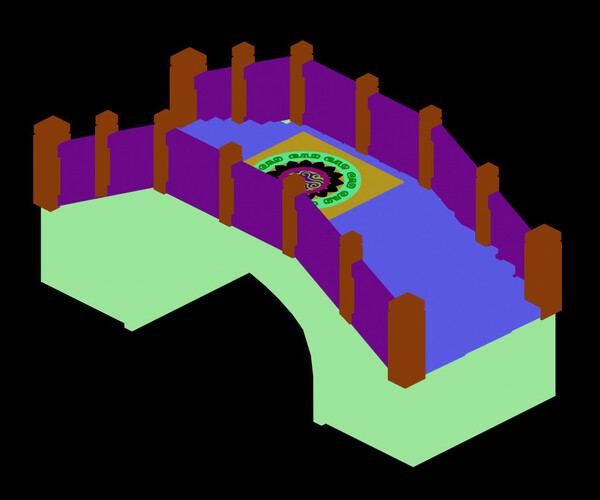 ArtStation - Stone arch bridge | Game Assets