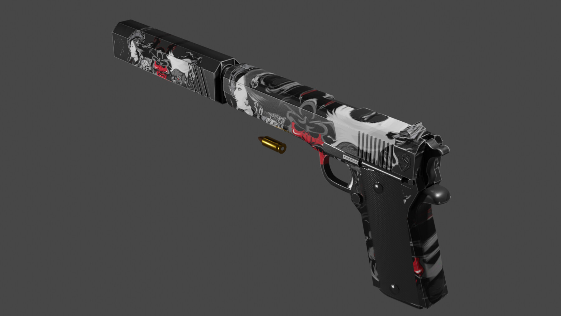 ArtStation - Semi-Automatic Pistol | Game Assets