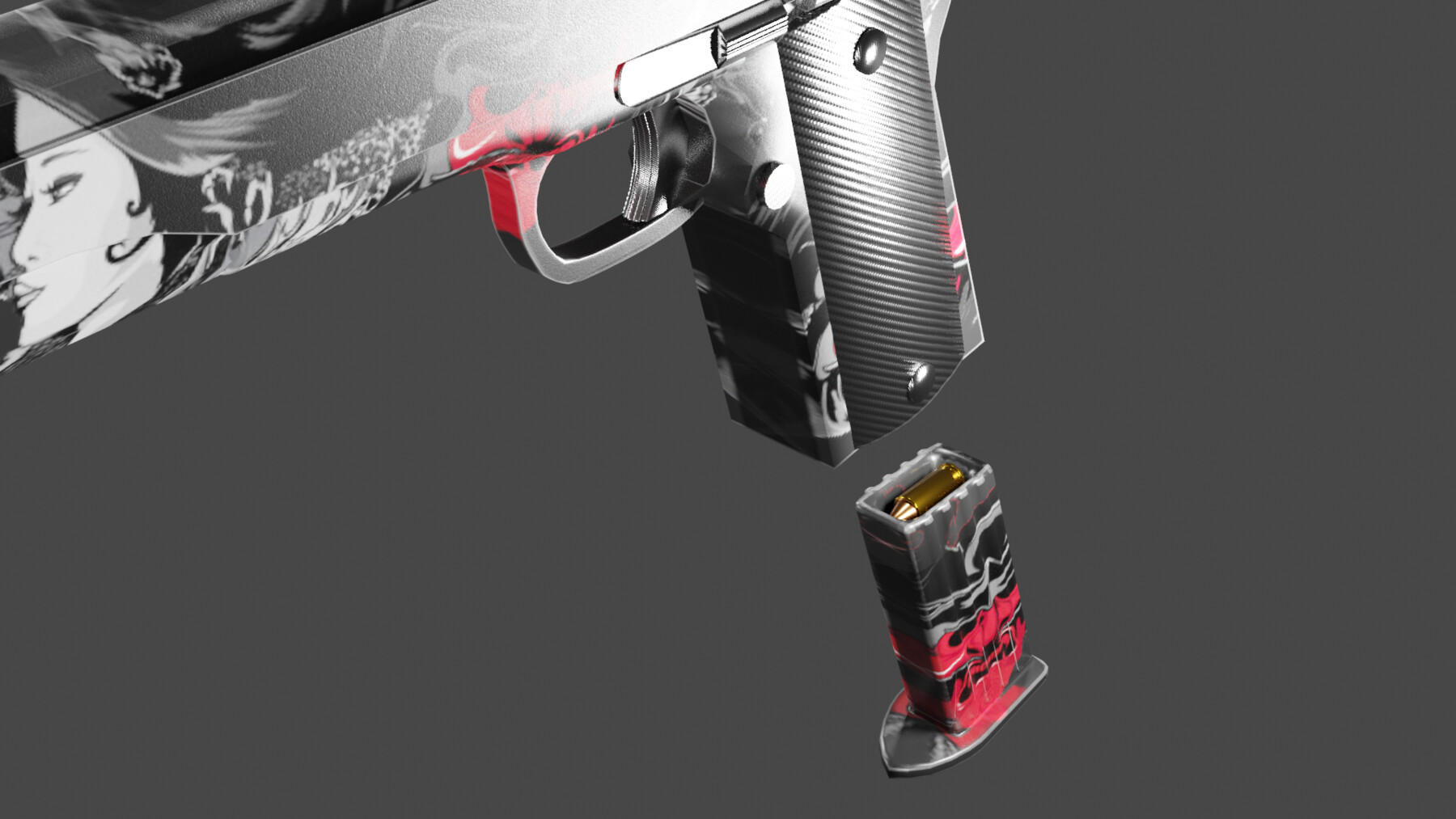 ArtStation - Semi-Automatic Pistol | Game Assets