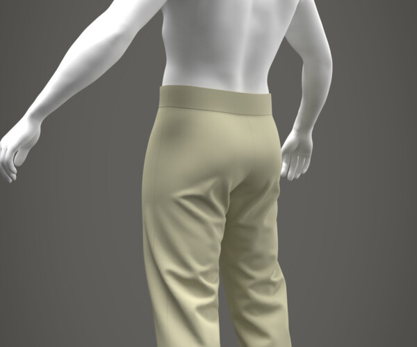 ArtStation - Pants BASIC Pattern (Marvelous Designer / Clo 3D project ...