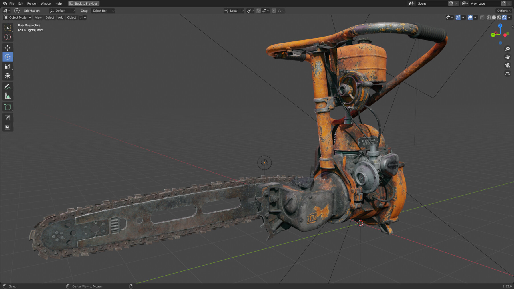 ArtStation - Chainsaw "DRUZHBA" / "ДРУЖБА" | Game Assets