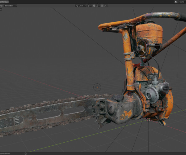 ArtStation - Chainsaw "DRUZHBA" / "ДРУЖБА" | Game Assets
