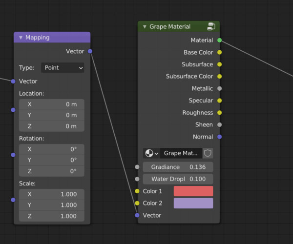 ArtStation - Grape Material (Procedural, Customizable) | Resources