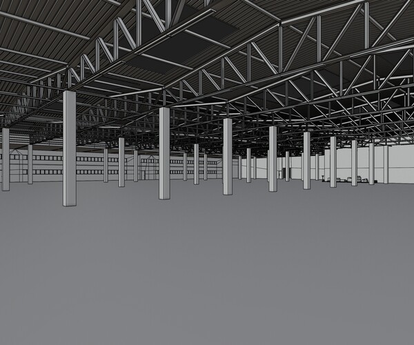 ArtStation - Industrial Warehouse Interior 2b | Resources