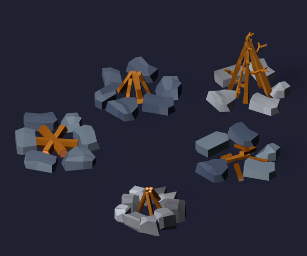ArtStation - 200 High Quality Low Poly Assets | Game Assets