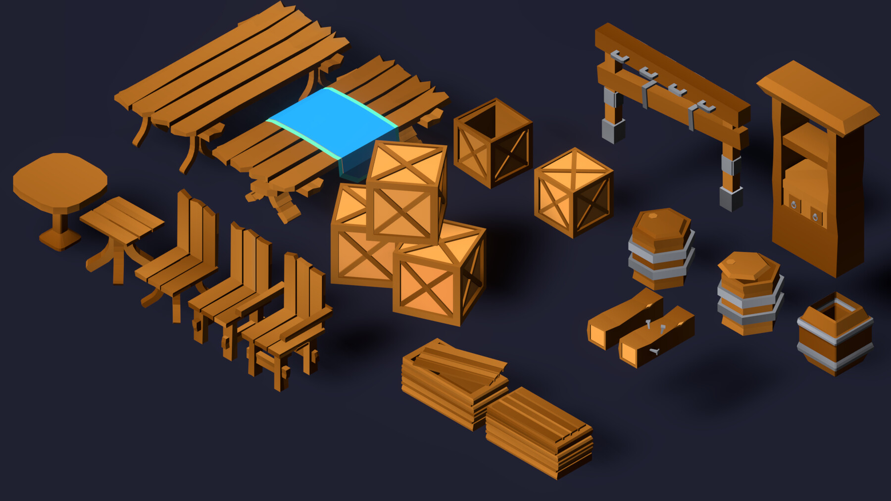 ArtStation - 200 High Quality Low Poly Assets | Game Assets