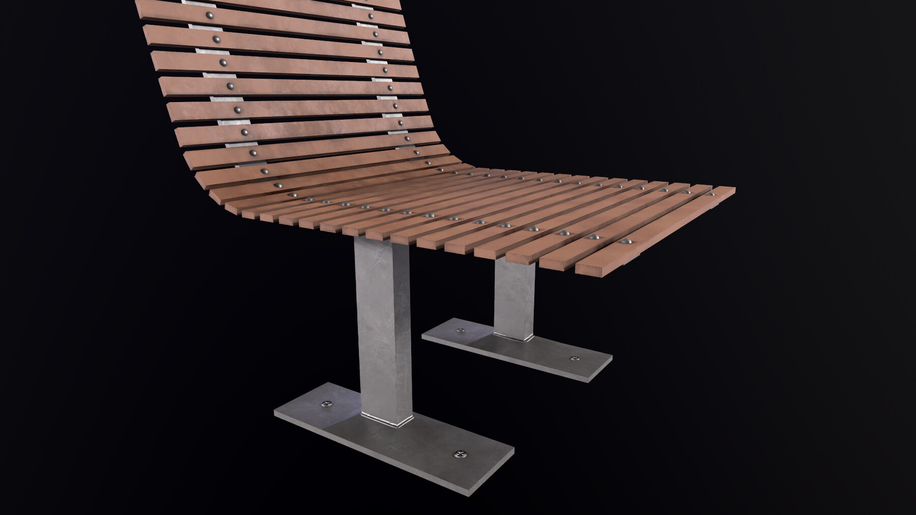 ArtStation - Bench Chair 3d Model | Game Assets