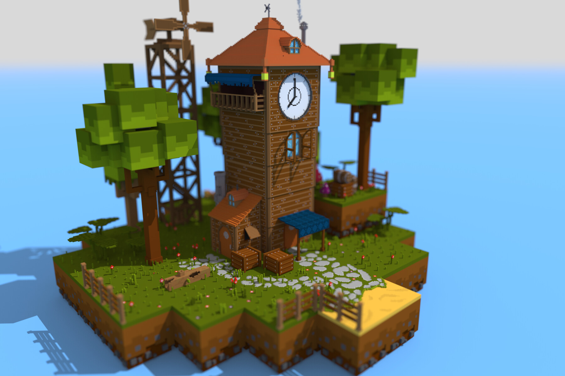 Minecraft Clock Tower Design