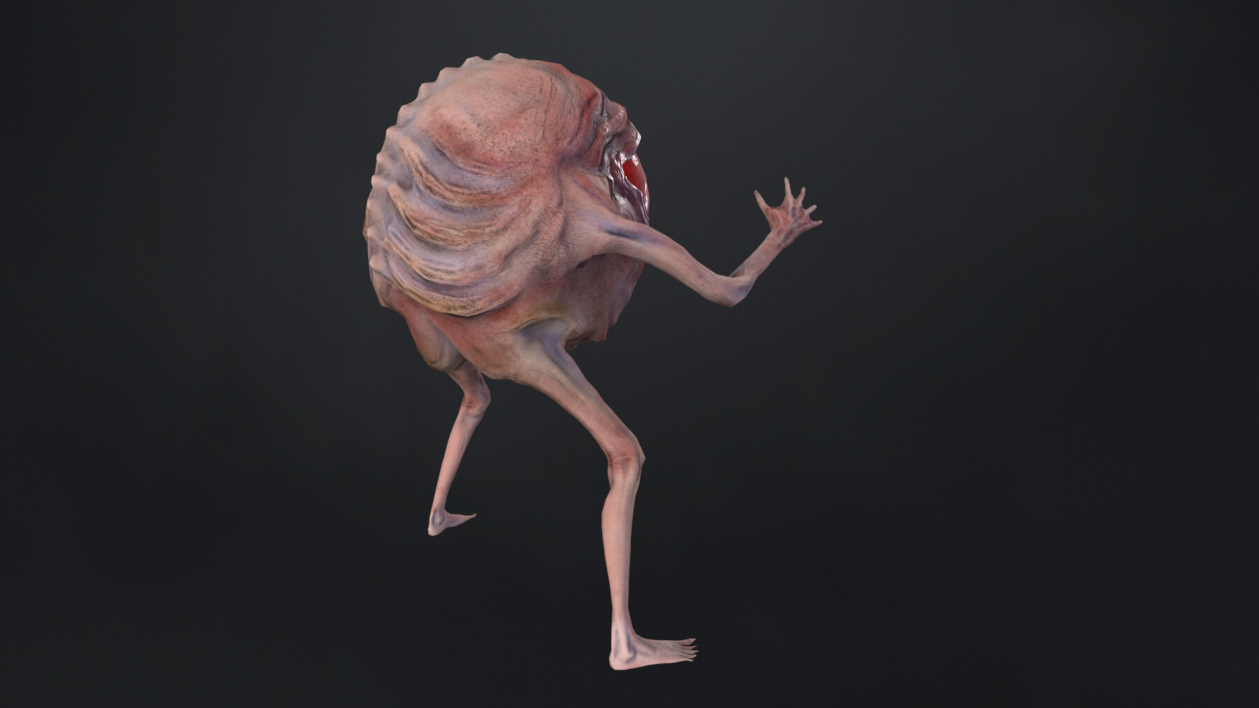 ArtStation - Eye Man Low-poly 3D model | Game Assets