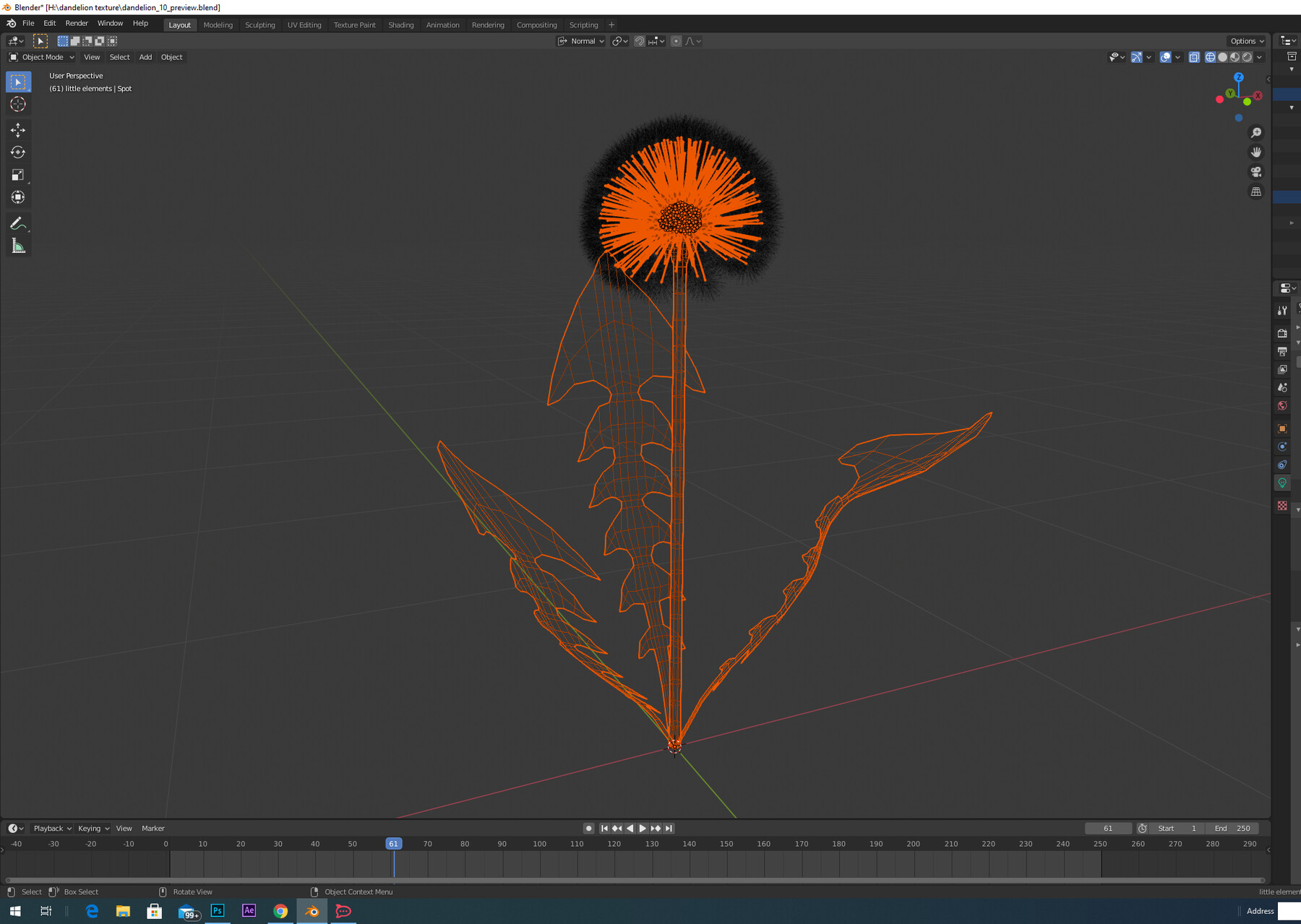 ArtStation - dandelion | Game Assets