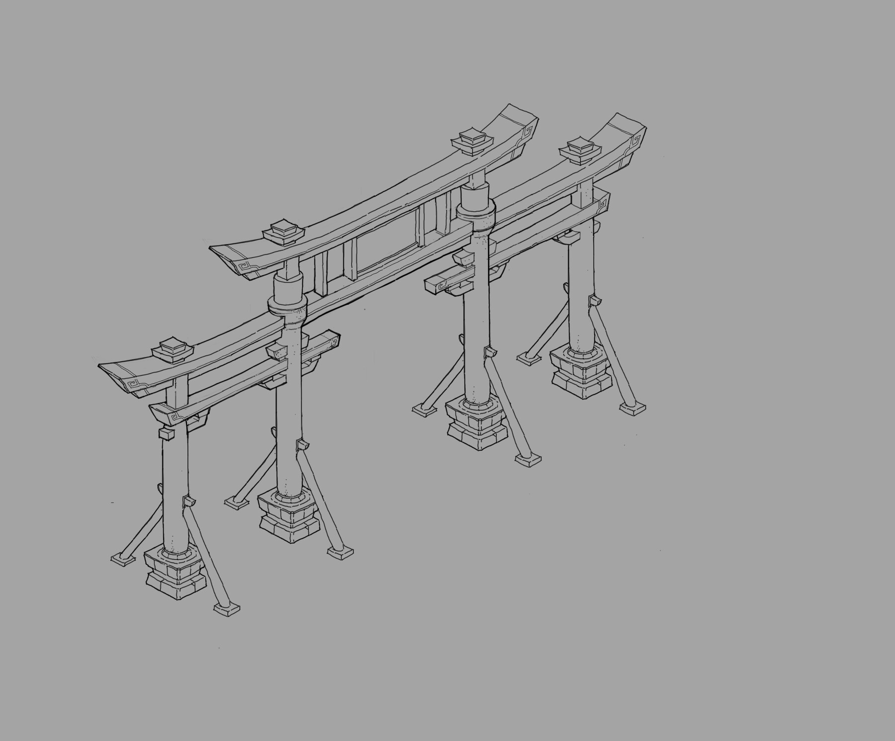 ArtStation - Main City - arch | Game Assets