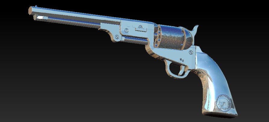 ArtStation - Revolver Colt Model 186X | Resources