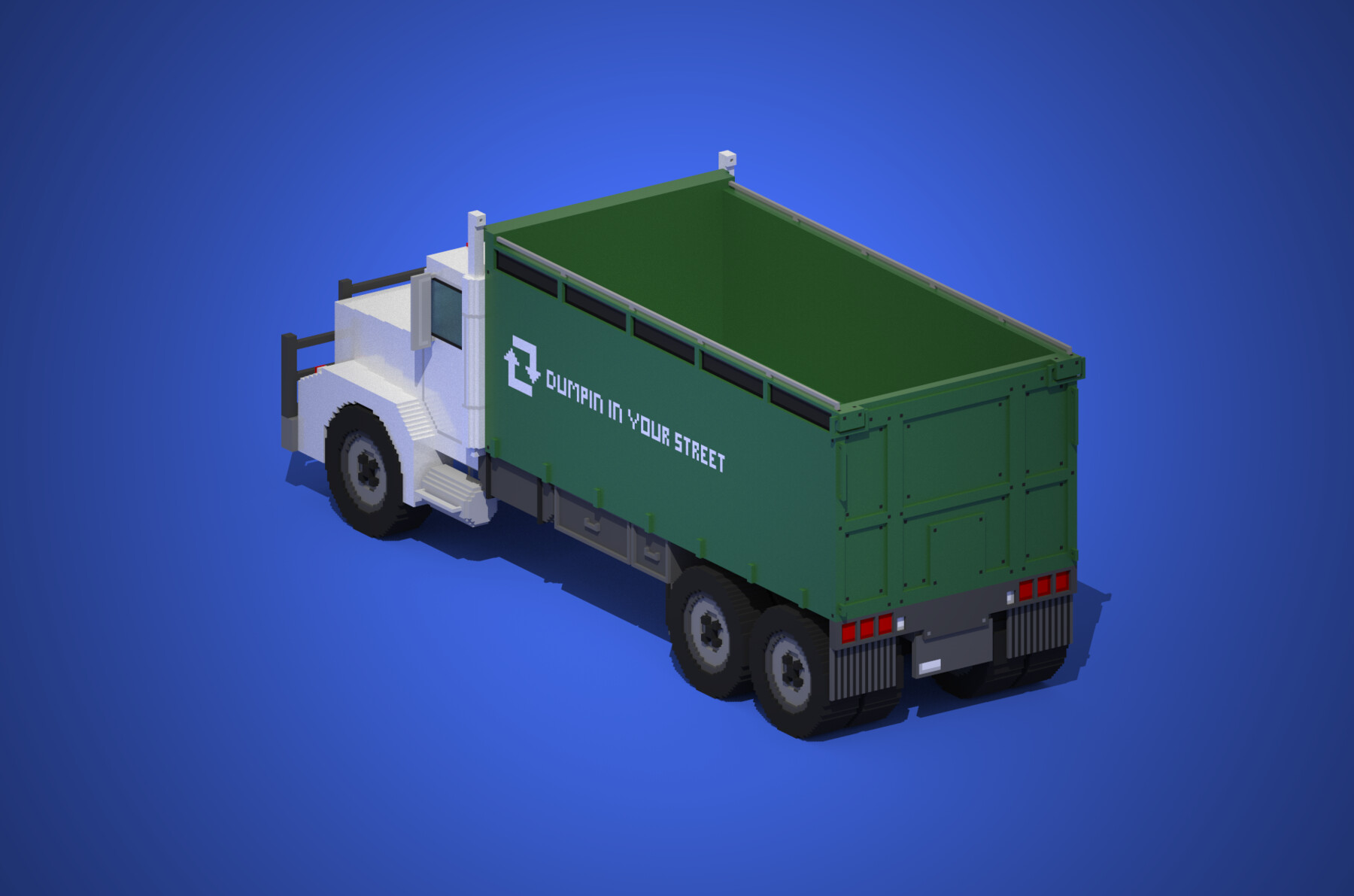 ArtStation - Trash truck | Game Assets
