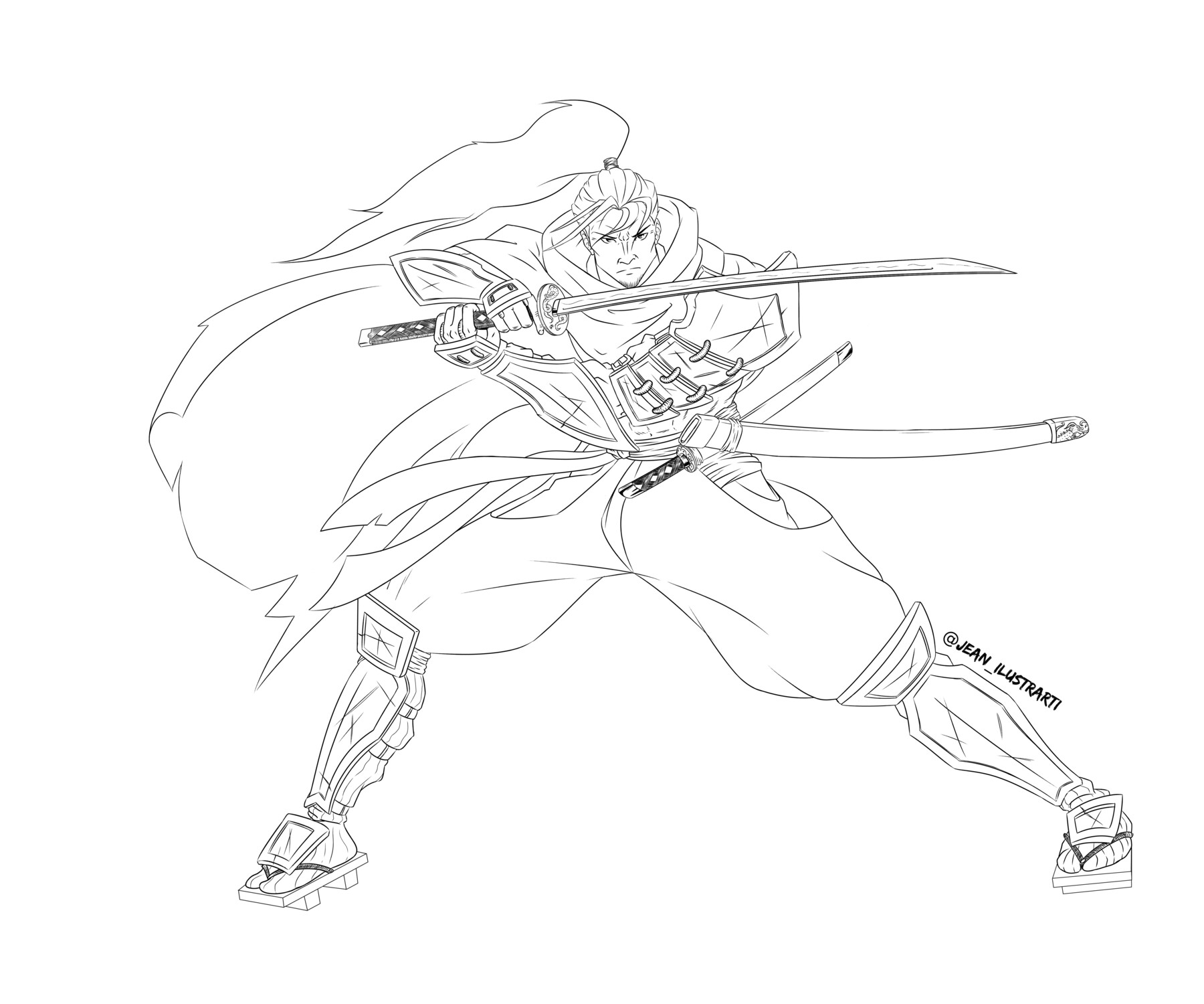 ArtStation - Human Samurai - DnD Character | Artworks