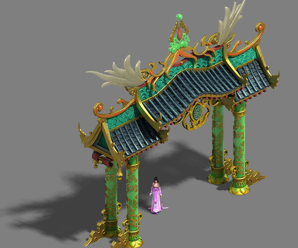 ArtStation - City - Archway | Game Assets
